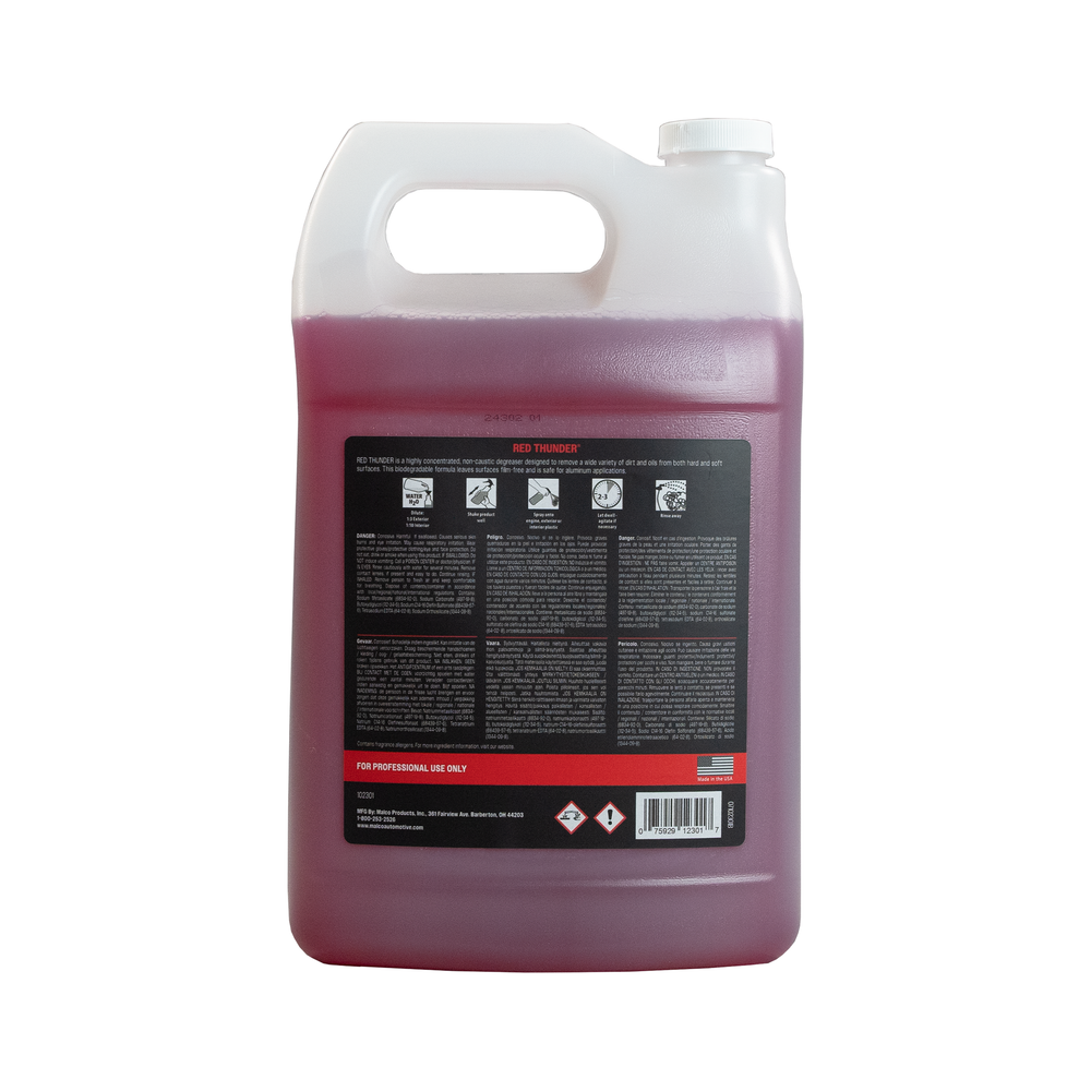 Red Thunder® Biodegradable Degreaser – Malco Automotive